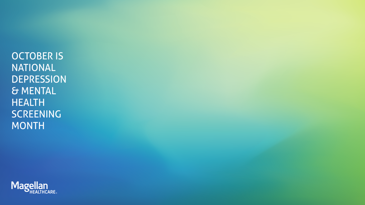 Depression and Mental Health Screening Campaign Toolkit | Magellan ...